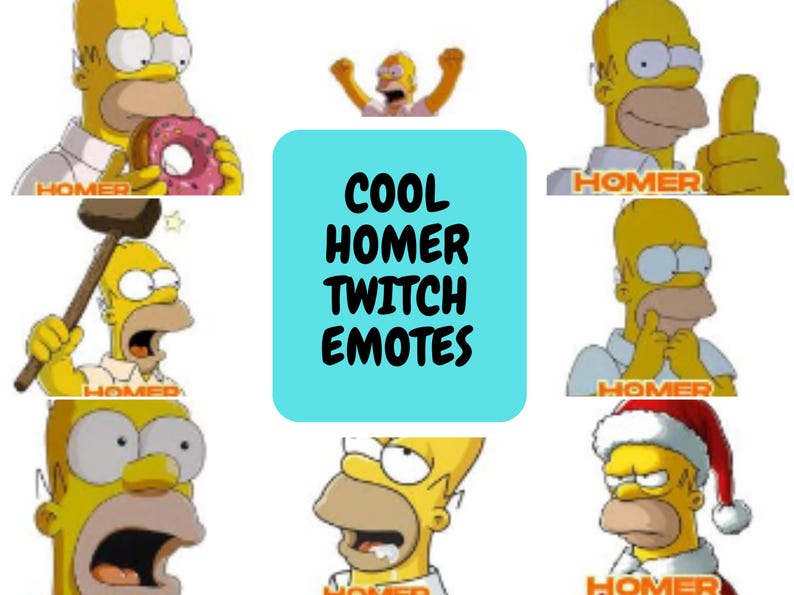 Homer Simpson Twitch Emotes /homer Simpson Twitch Emotes, Twitch, Homer ...