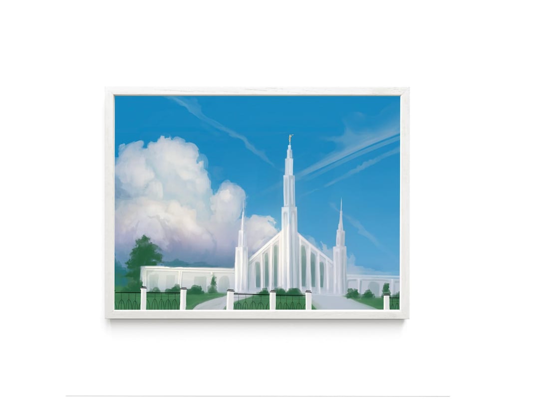 Manila Philippines Temple - LDS Temple Painting / Wall Art / Print ...