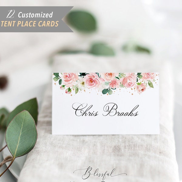 Tented Place Cards - Etsy