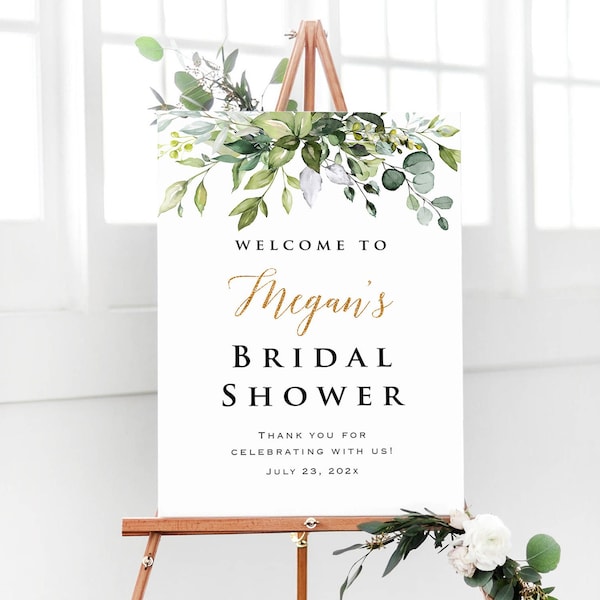 Bridal Shower Welcome Sign on Board - Etsy