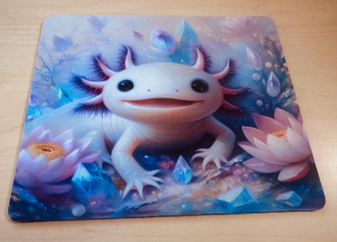 Axolotl Mouse Pad - Etsy