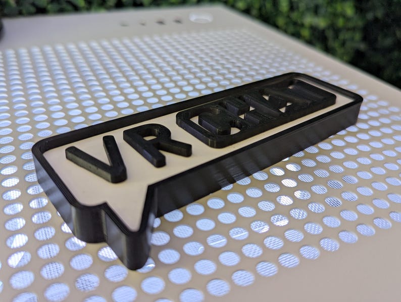 Vrchat Logo Desk Sign 3D Double Side - Etsy Australia