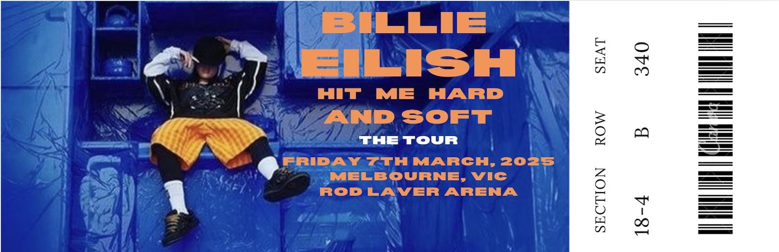 Billie Eilish HMHAS Concert Ticket - Etsy