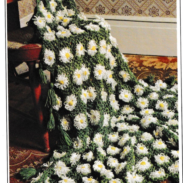 Daisy Afghan - Etsy