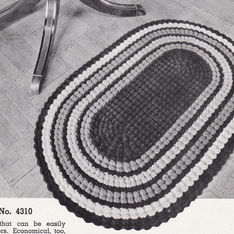 Crochet Pattern Rug - Etsy
