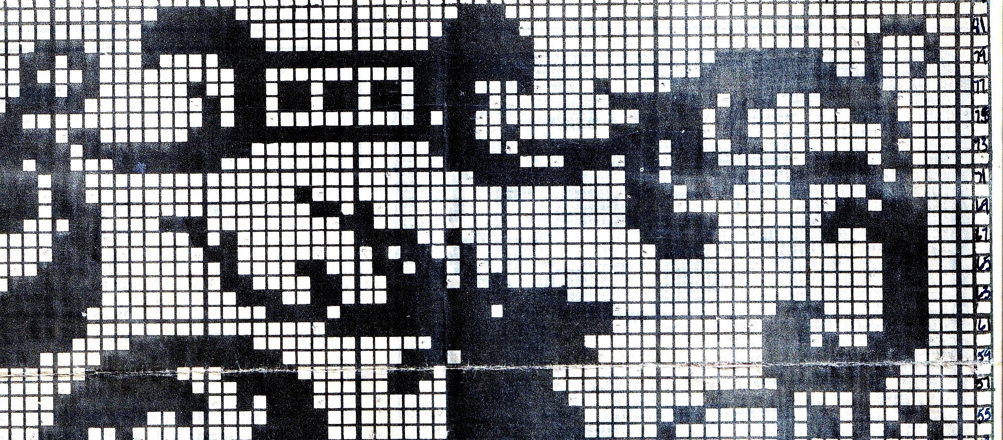 Vintage Filet Crochet PDF Pattern for Stag Deer Pillow Top - Etsy