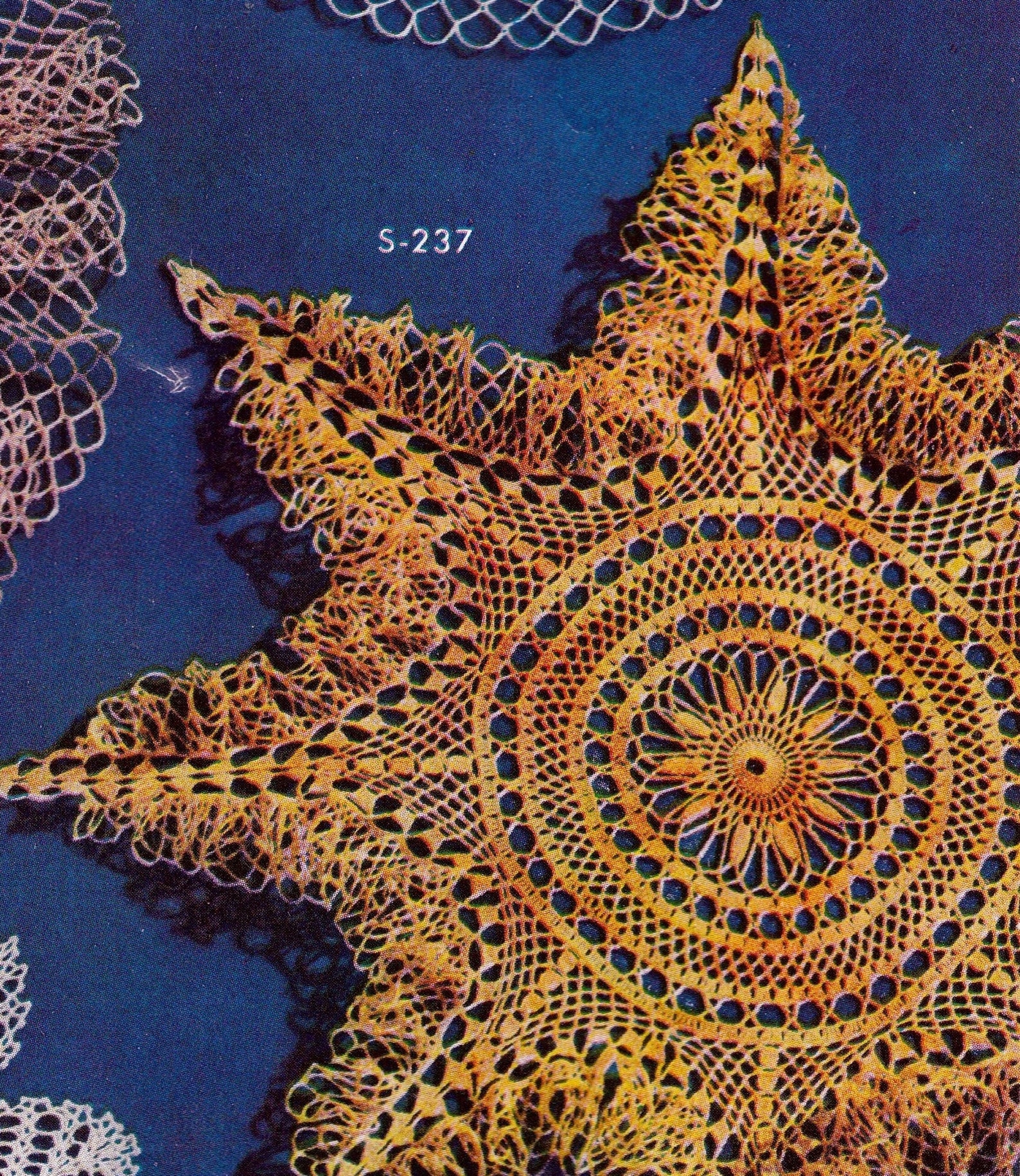 5 Vintage Crochet Patterns for Various Doilies Instant Download PDF - Etsy