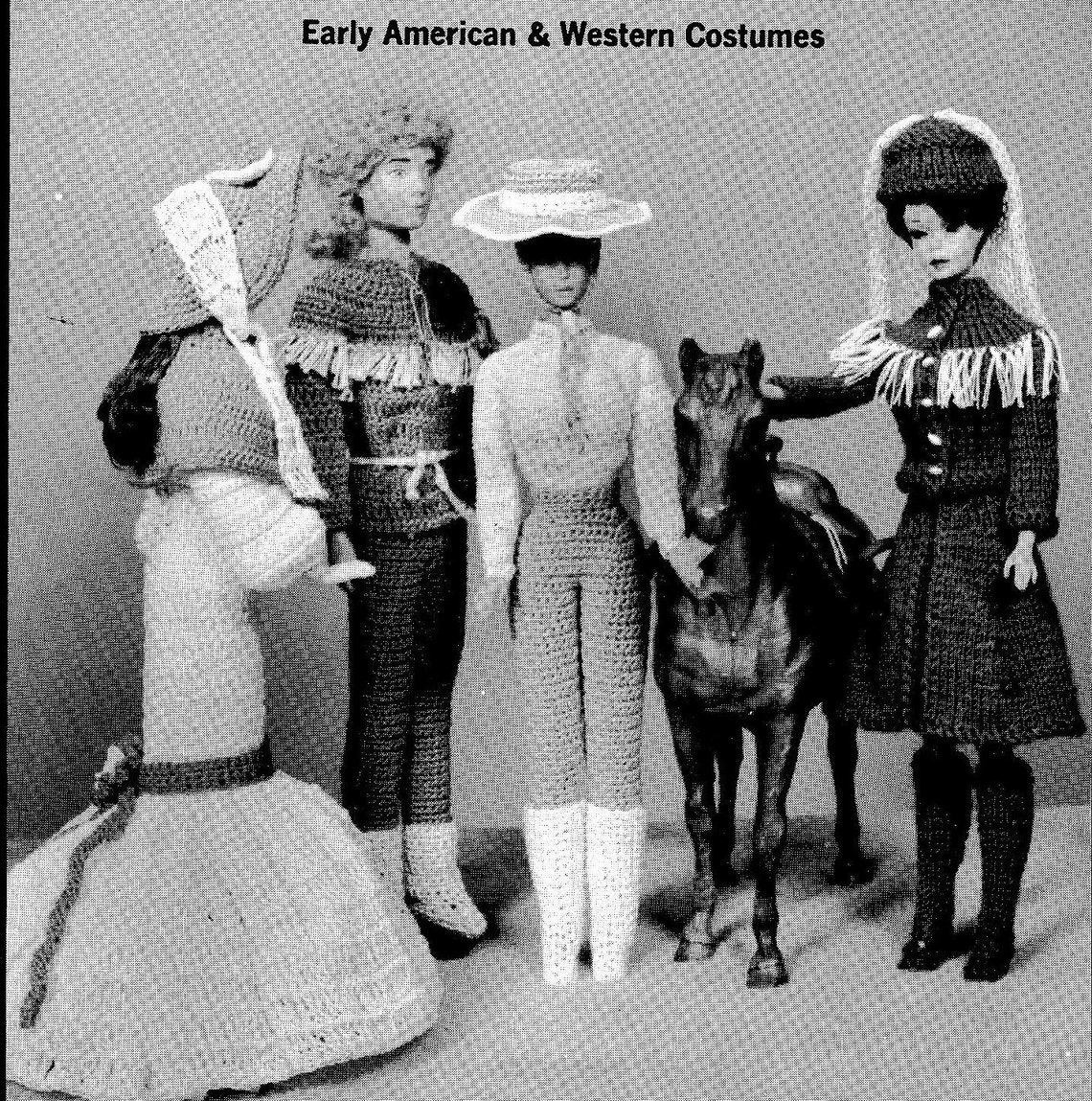 Vintage Knit and Crochet Pattern Book for Barbie Doll Clothes - Etsy