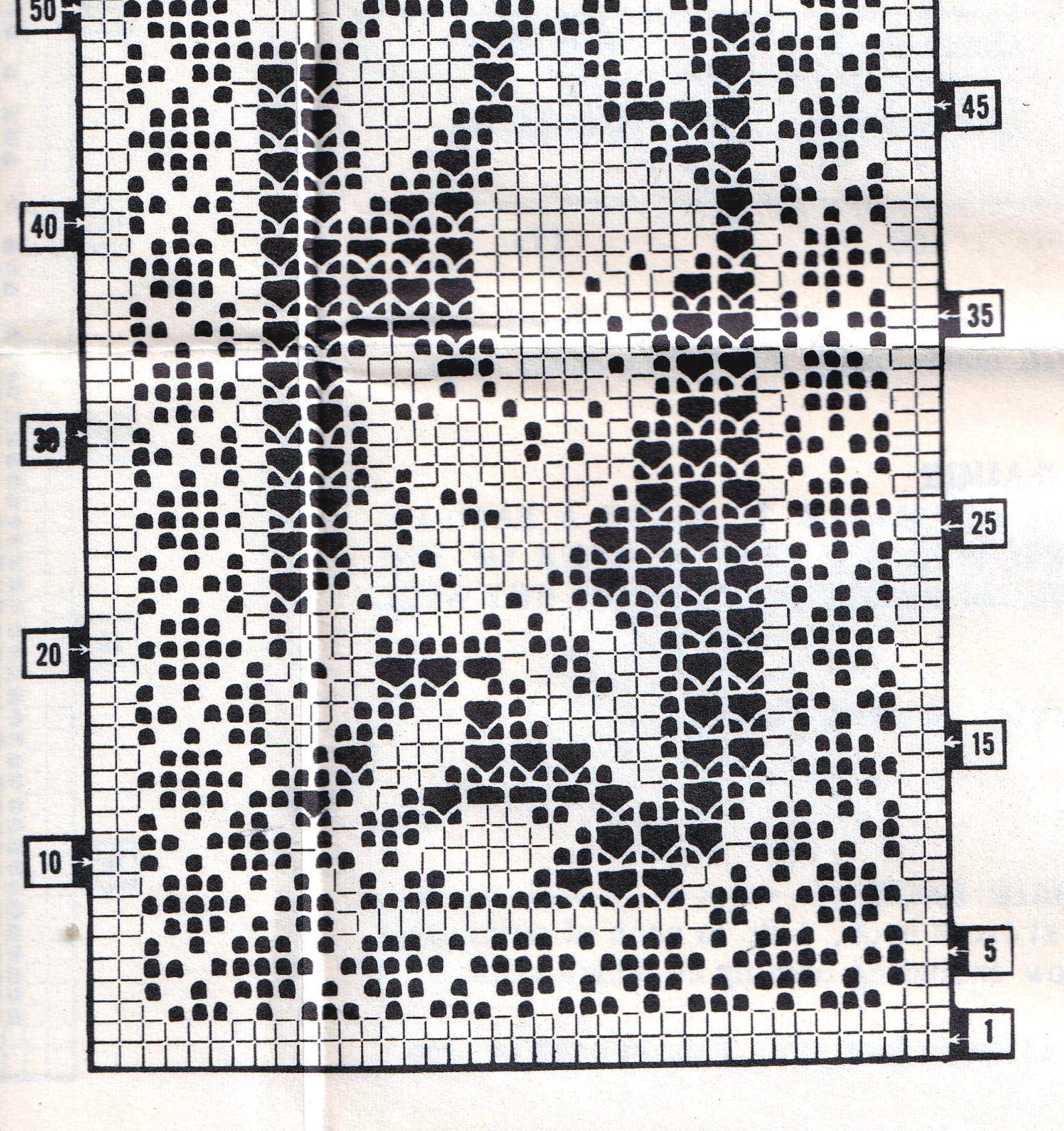 Vintage Filet Crochet Pattern for Deer Chair Set or Buffet Set | Etsy