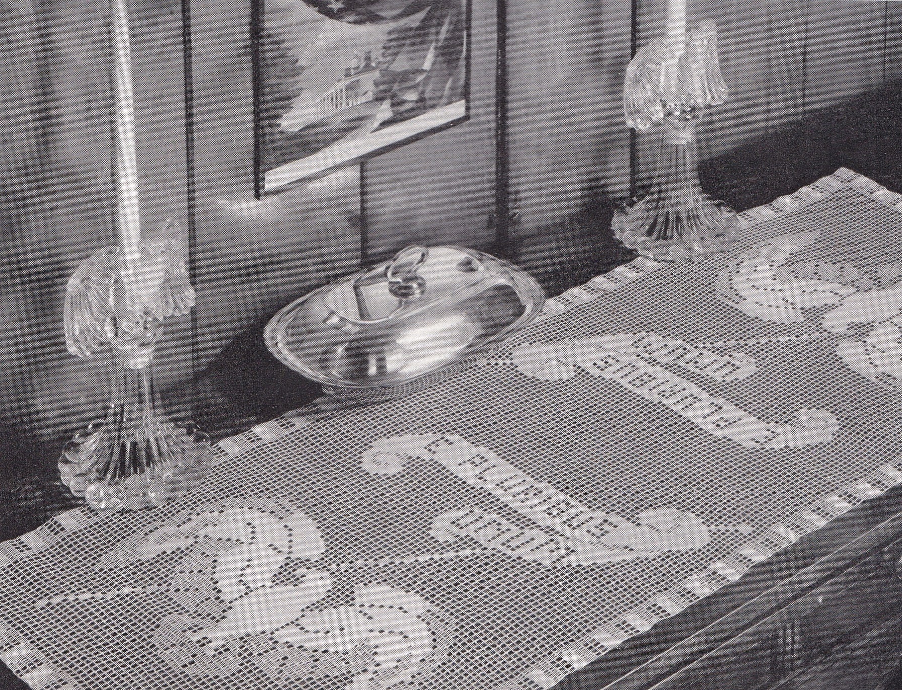 Vintage PDF Pattern for Filet Crochet American Eagle E Pluribius Unum ...