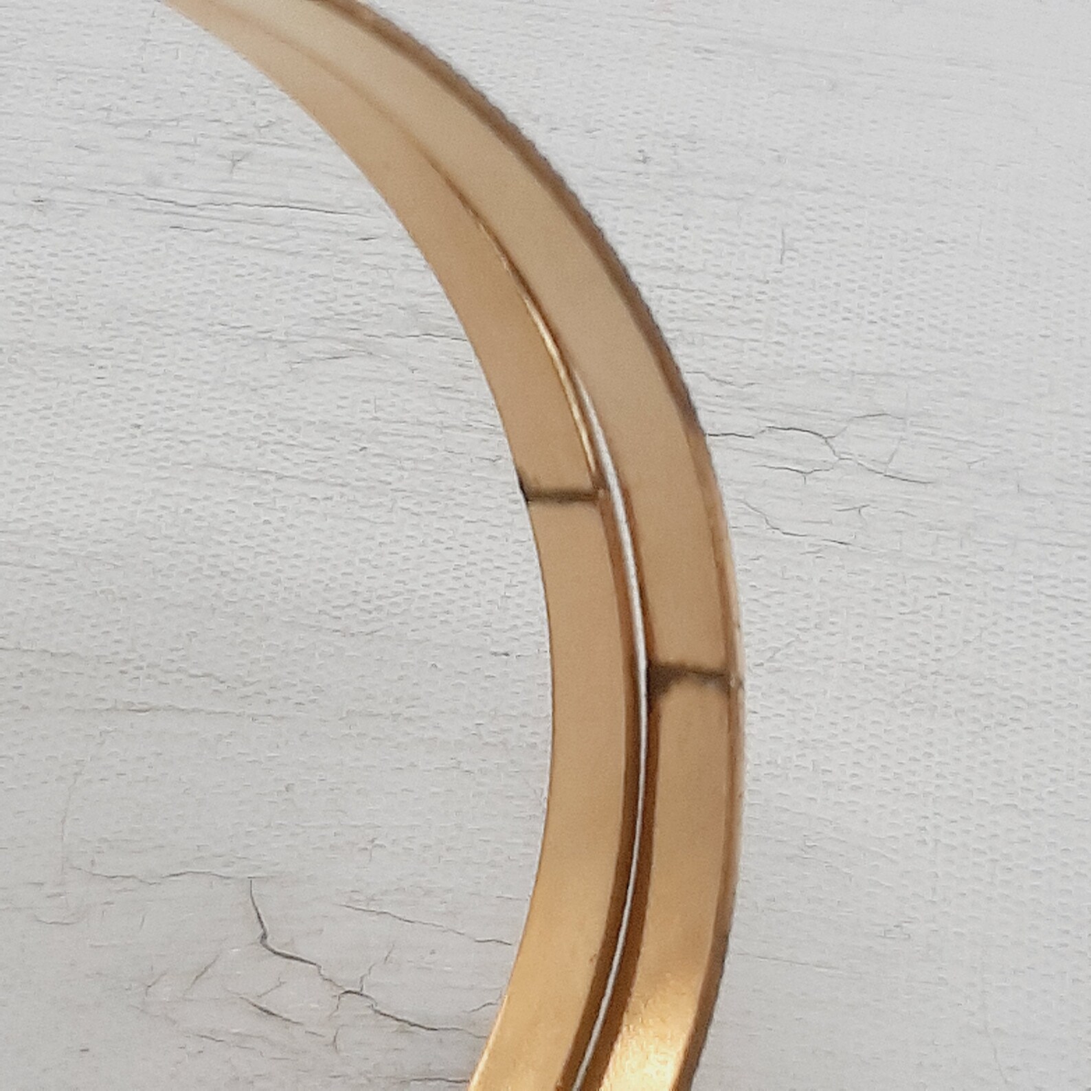 Pair Gold Stacking Bangles... Slim Textured Metal... Dark Goldtone - Etsy