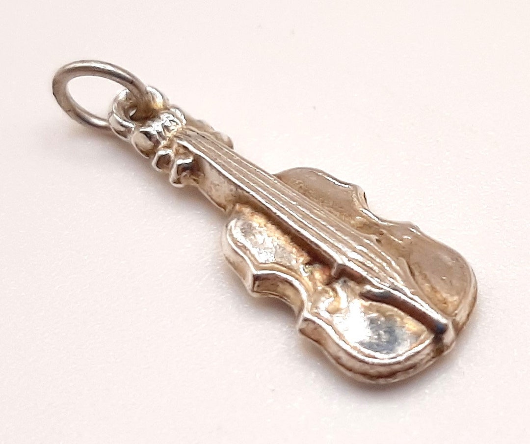 Vintage Cello Musical Instrument Charm... Sterling Silver... - Etsy