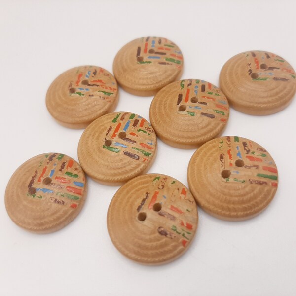 Chevron Buttons - Etsy