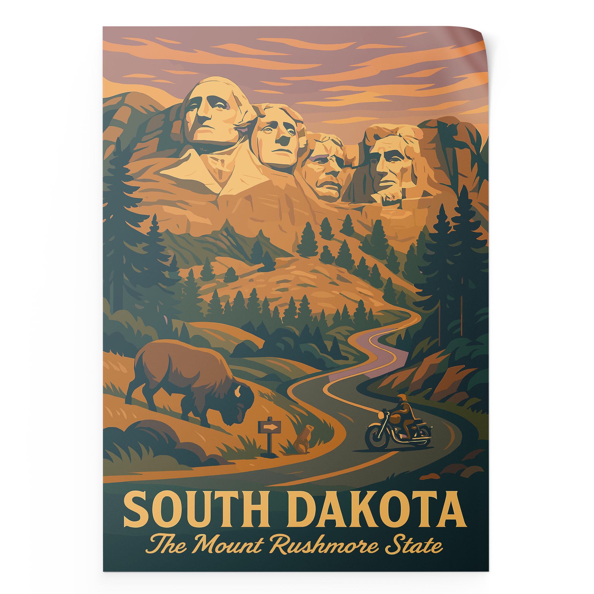 South Dakota Photo Print, Mount Rushmore Poster Print, Mount Rushmore ...