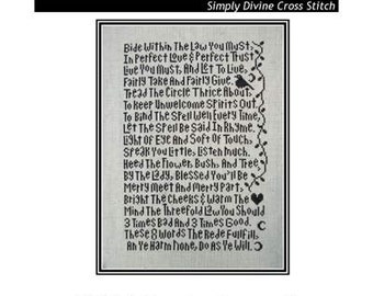 Cross Stitch Poem | Etsy