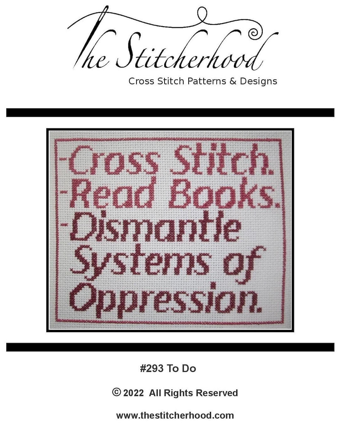 Cross Stitch Pattern PDF Emailed to Do Snarky Political Funny ...