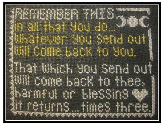 Wiccan Rule Of Three