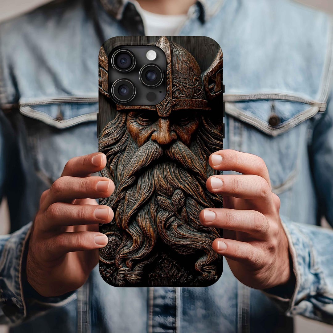 Warrior Shield Phone Case: Medieval Nordic Design (multiple Models) - Etsy