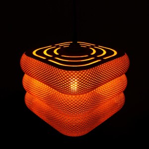 CLARA | Woven Pendant Light, Custom Hanging Lampshade, Textured Ceiling ...
