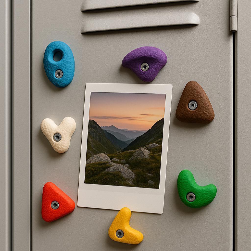 GRIPZ | Bouldering Fridge Magnets - Mini Rock Climbing Holds, Choice of ...