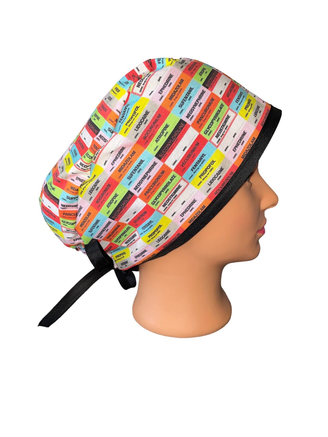 Med Labels Pixie Style Scrub Hat - Etsy
