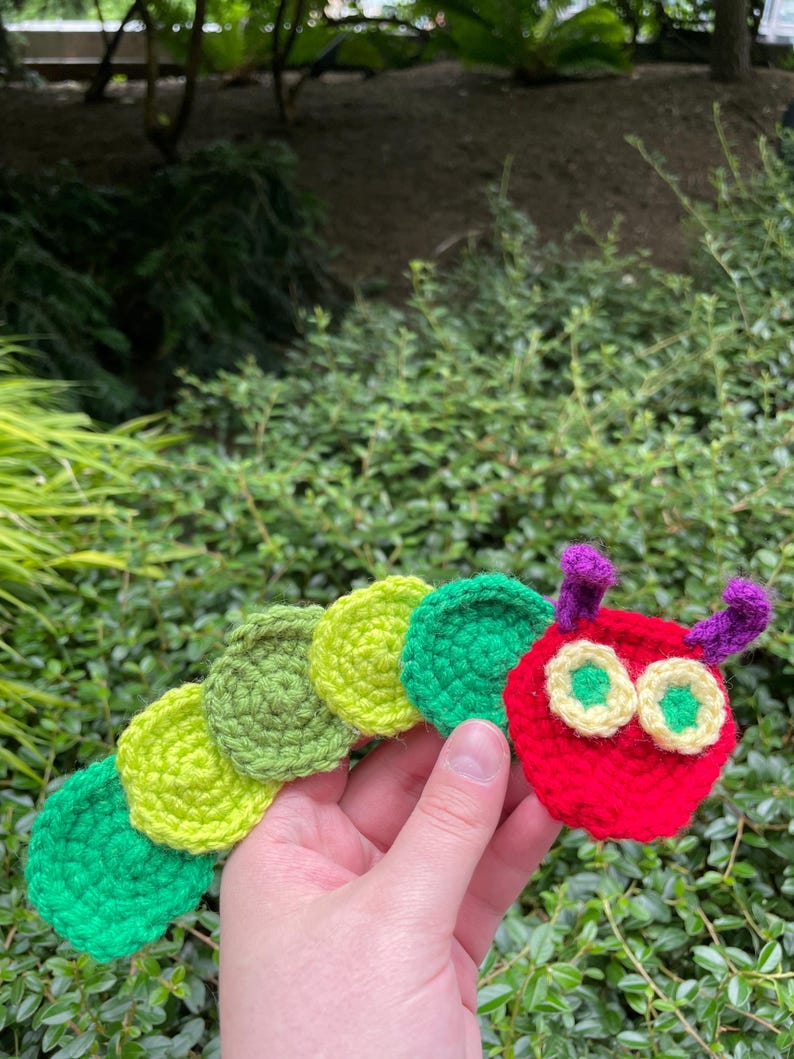 Very Hungry Caterpillar Bookmark / Applique / Patc - Etsy