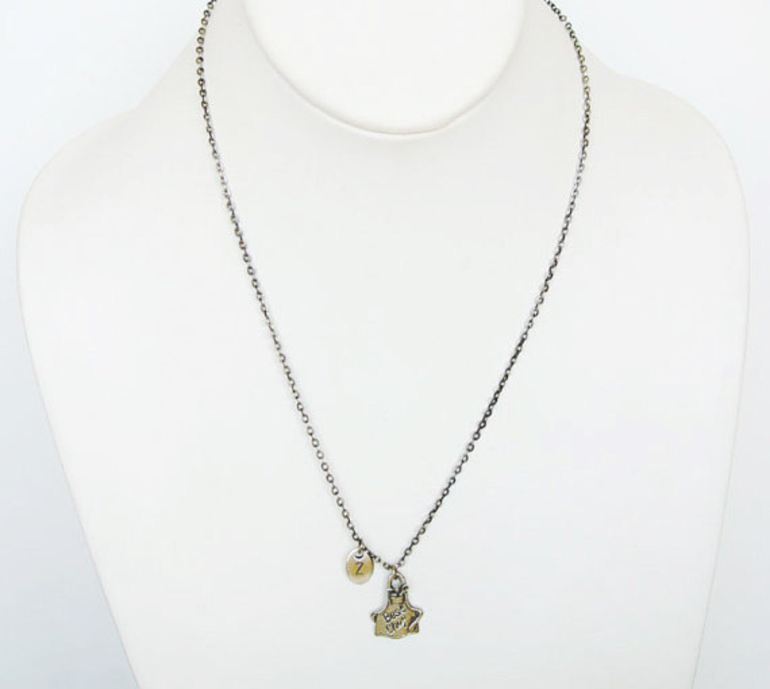 Best Chef Necklacecook Necklacechef Initial Necklacebest - Etsy