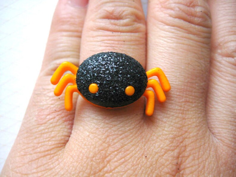 Spider Ring, Halloween Jewelry, Fun Ring, Teen Jewelry - Etsy