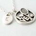 Tennis Initial Necklace,i Love Tennis Necklace, Tennis Racket Necklace ...