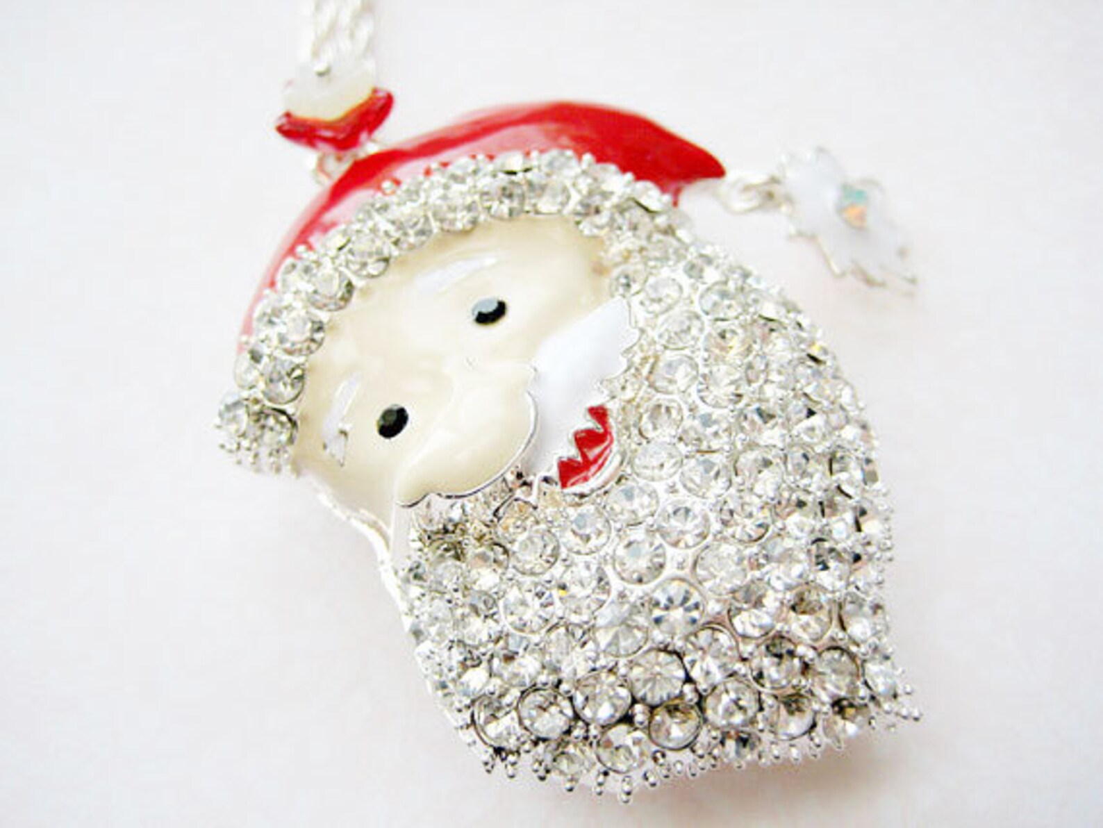 Christmas Santa Necklace for Xmas Gift - Etsy