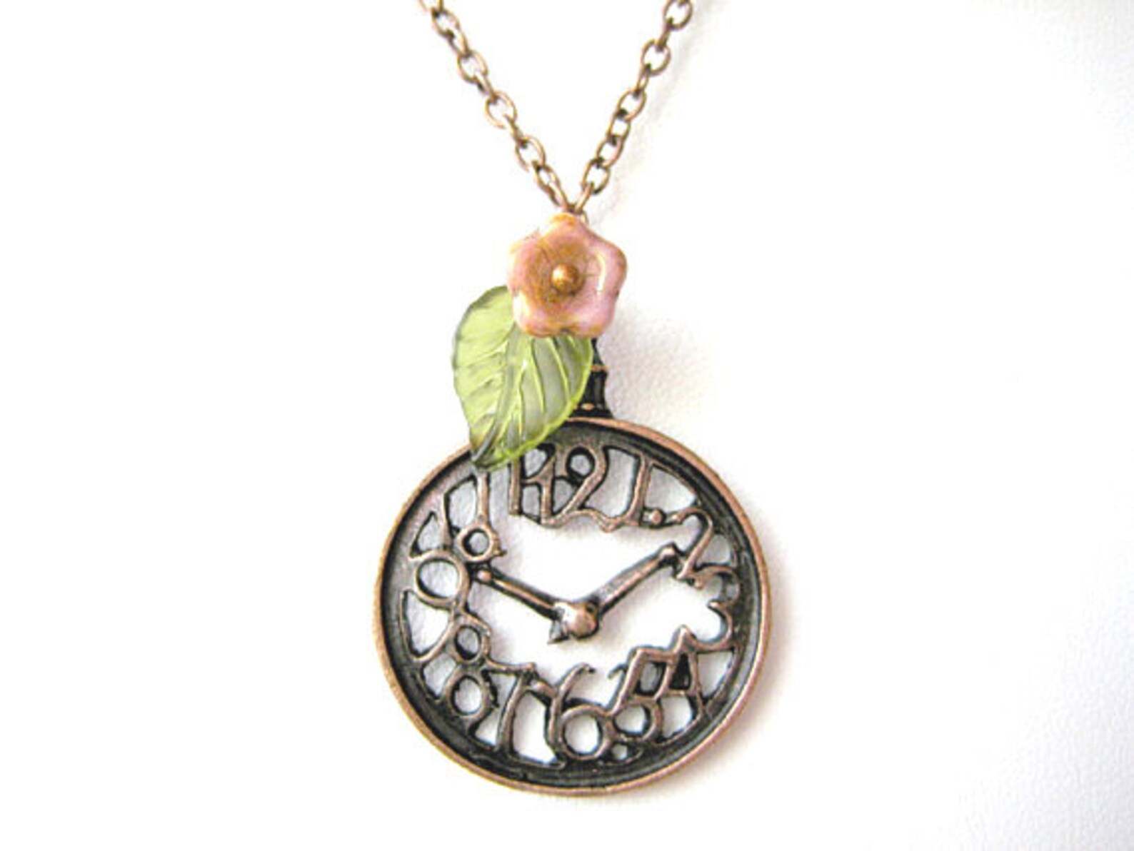 Clock Necklace Steampunk Necklaceclock Jewelrysteampunk - Etsy