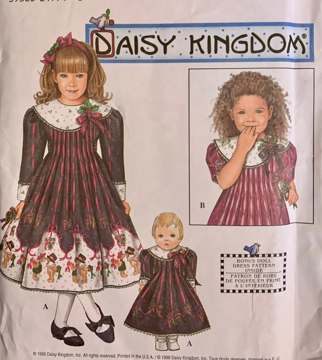 1980s Daisy Kingdom Little Girl's Dress . Vintage UNCUT Simplicity ...