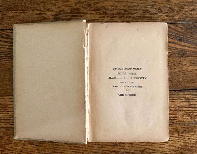 1830s Rare ANTIQUE the Lady of the Lake by Sir Walter Scott. Vintage ...