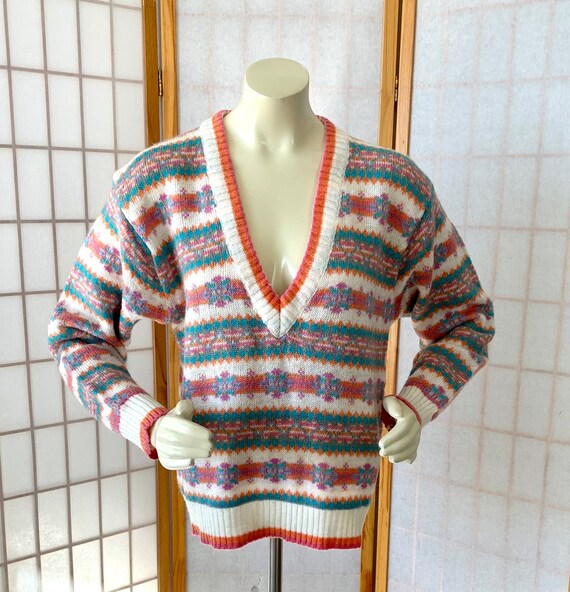 Vintage wool blend sweater - Gem