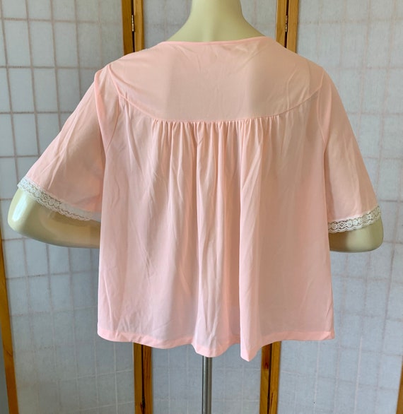 1950s Lingerie Bed Jacket Short Negligee Robe , vinta… - Gem