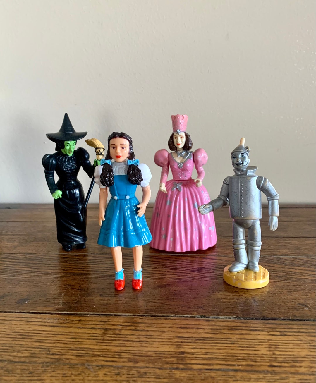 1980s Wizard of Oz 4 Character Figurines . Vintage Copyright 1987 1989 ...