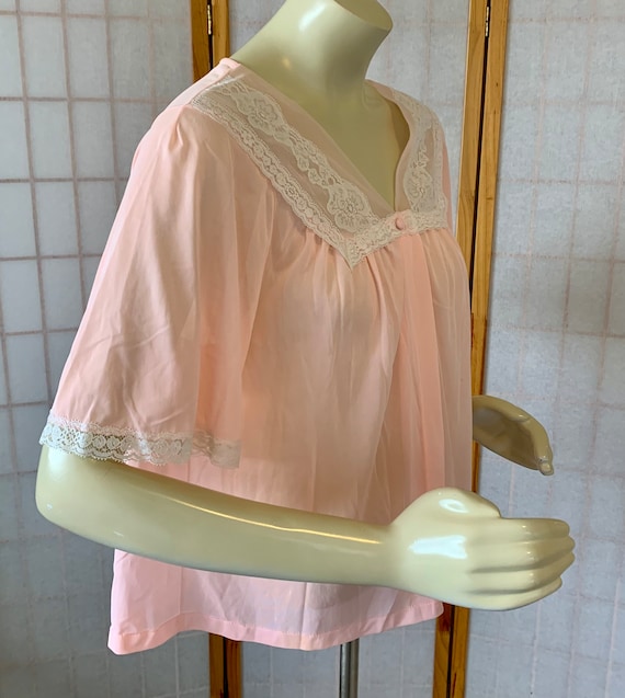 1950s Lingerie Bed Jacket Short Negligee Robe , vinta… - Gem