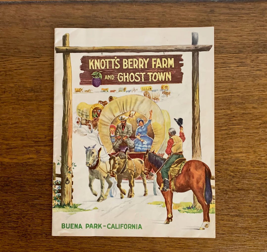 1950s Knotts Berry Farm Adventure Park Ephemera Magazine Vintage 50s ...