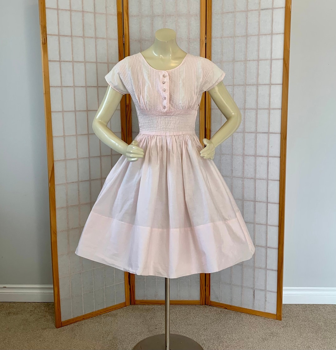 1950s Cupcake Rockabilly Bombshell Party Dress . Vintage 50s Pin up ...