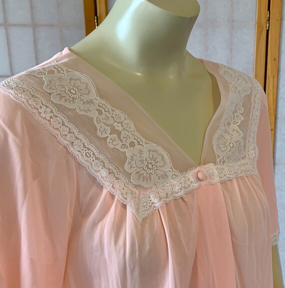 1950s Lingerie Bed Jacket Short Negligee Robe , vinta… - Gem