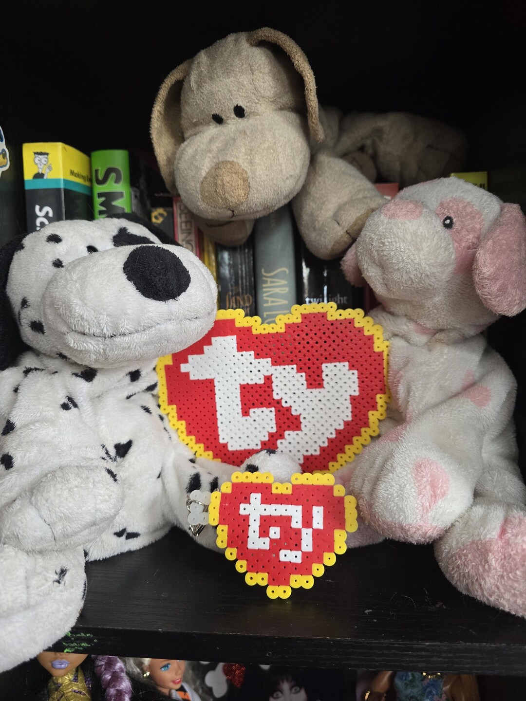 Ty Plush Tag Perler Keychain - Etsy