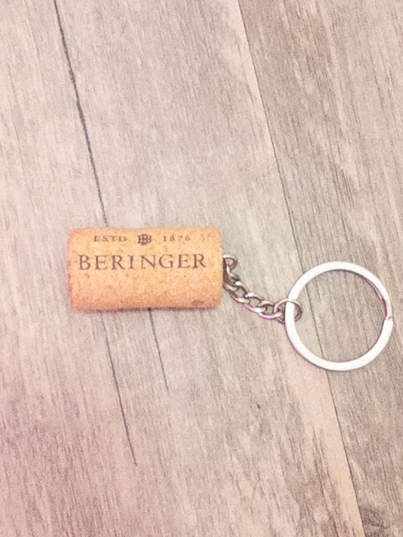 Wine Cork Key Chain That Floats Handmade Floats in Water - Etsy
