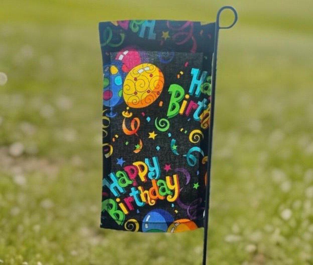 Handmade Garden Flag- 4x8 Inch - Etsy