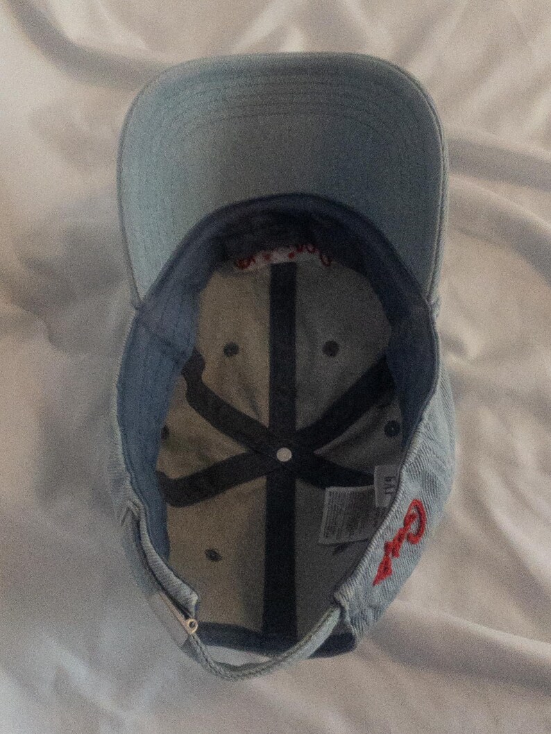 Y2k Gap Vintage Women’s Baseball Cap Denim Hat Red Embroidery Retro - Etsy