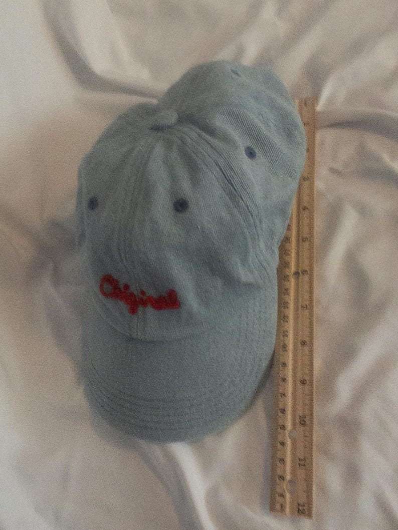 Y2k Gap Vintage Women’s Baseball Cap Denim Hat Red Embroidery Retro - Etsy