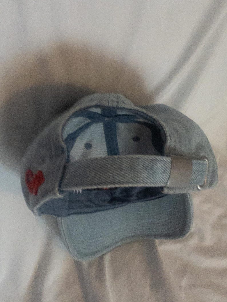Y2k Gap Vintage Women’s Baseball Cap Denim Hat Red Embroidery Retro - Etsy