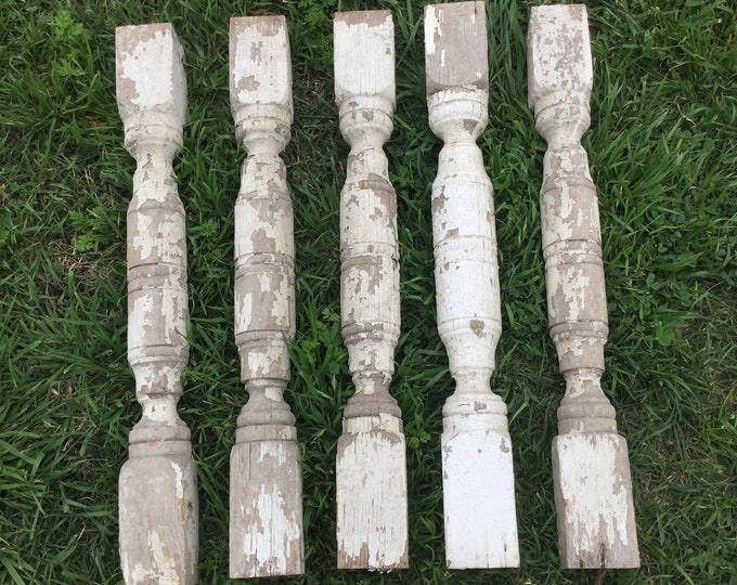 Chippy Balusters / Architectural Salvage / Craft Balusters / Altered ...