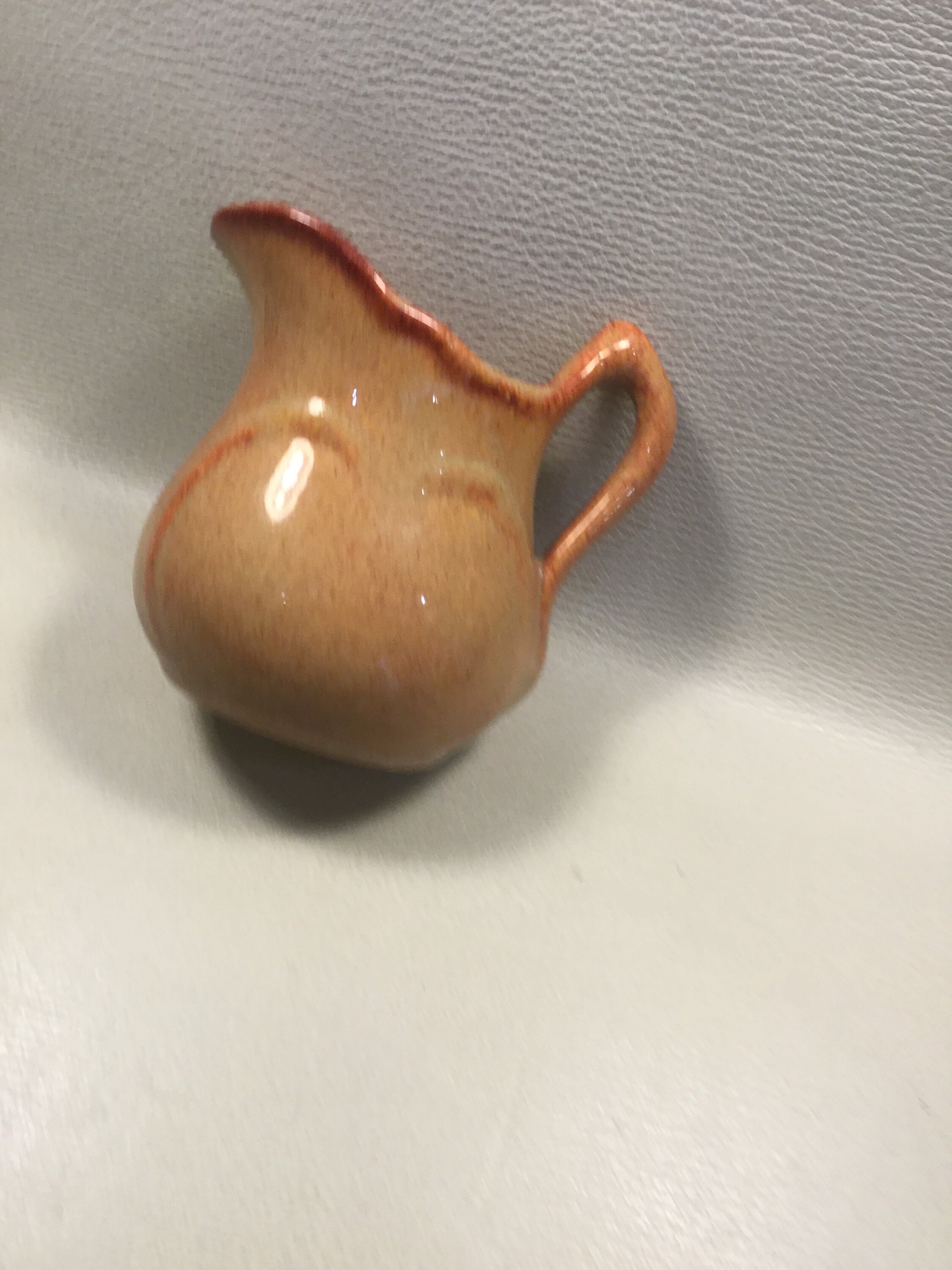 Niloak Pottery / Vintage Pottery Pitcher / Gold Pottery Pitcher ...