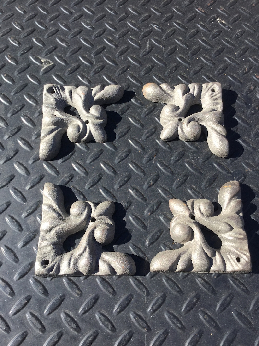 Cast Iron Frame Corners / Cast Iron Frame Embellishments / Frame ...