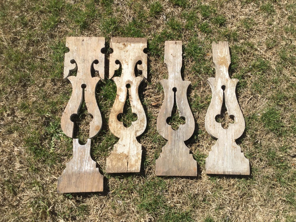 Wood Balusters / Architectural Balusters / Porch Railing / Salvaged ...